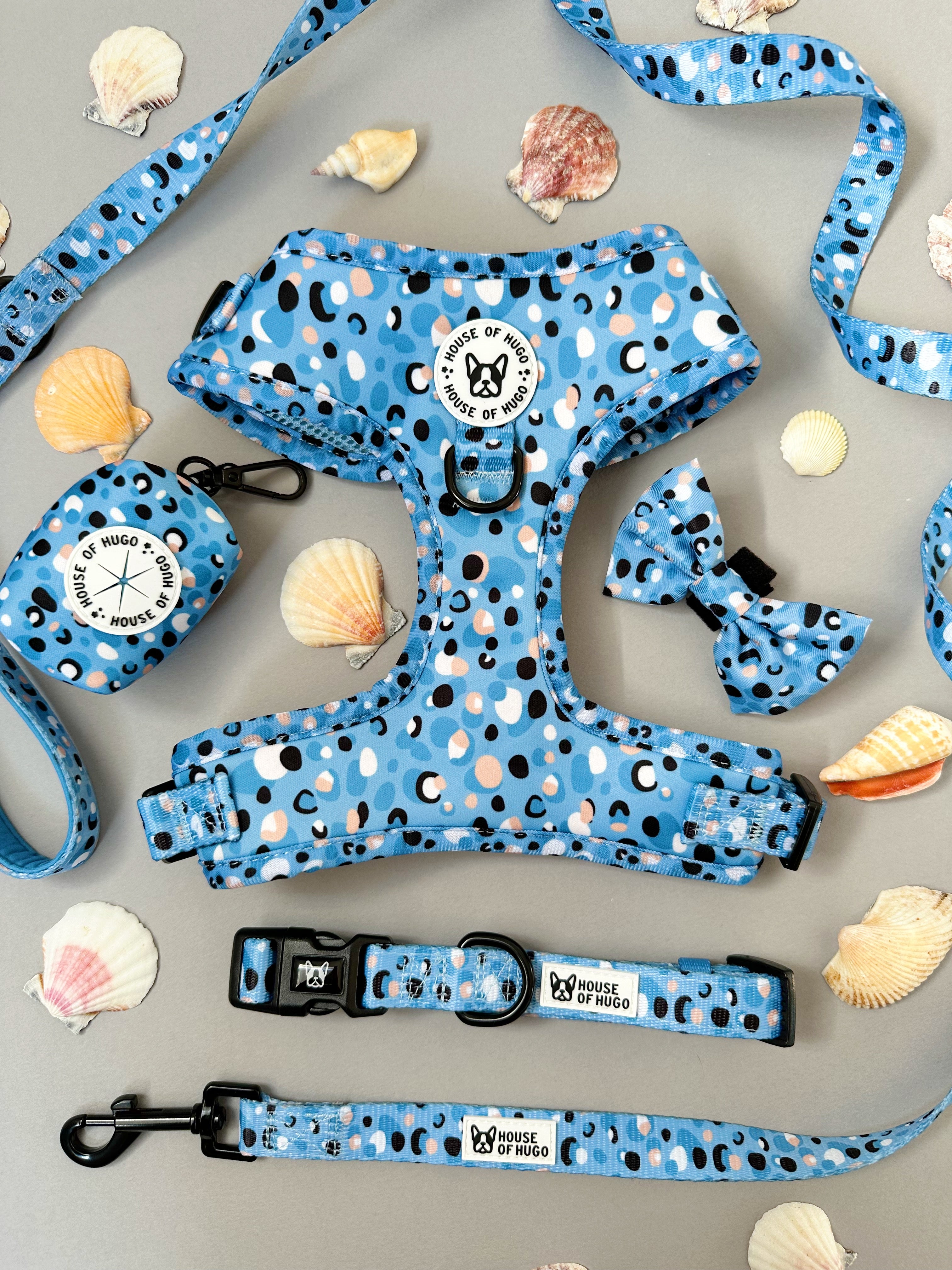 Bundle - Capri harness, Collar & Bow Tie – House Of Hugo